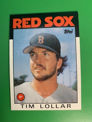 1986 Topps Tim Lollar #297 Boston Red Sox | eBay