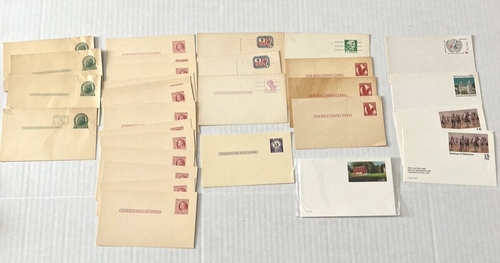 USPS Postal Cards Unposted 1, 2, 3, 4,5, 9, 10,15,20 Cent Cards Lot of ...