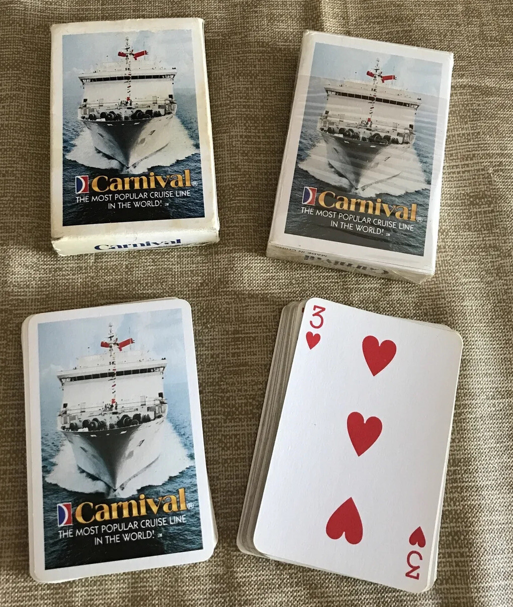 Carnival Cruise Lines Ship Playing Cards Most Popular Cruise Line 2 ...