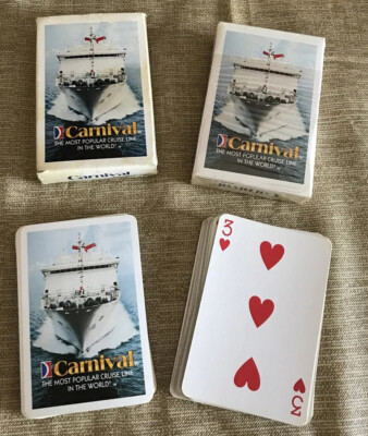 Carnival Cruise Lines Ship Playing Cards Most Popular Cruise Line 2 ...