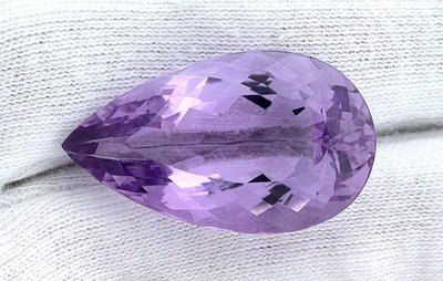 37.23 Ct Natural Brazilian Pear Medium Rich Color Amethyst Gemstone Gem ...
