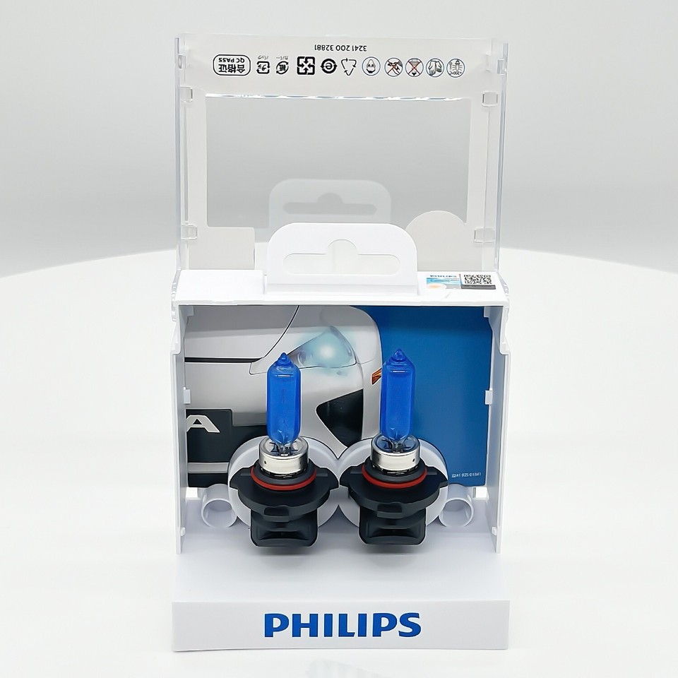 HB3 9005 Philips 5000K DiamondVision Halogen Headlight Bulbs 9005DVS2 ...