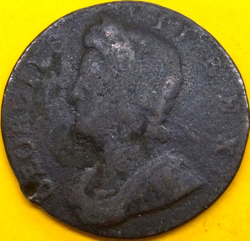 Half Penny 1743 Great Britain for US colonial 28mm copper | eBay