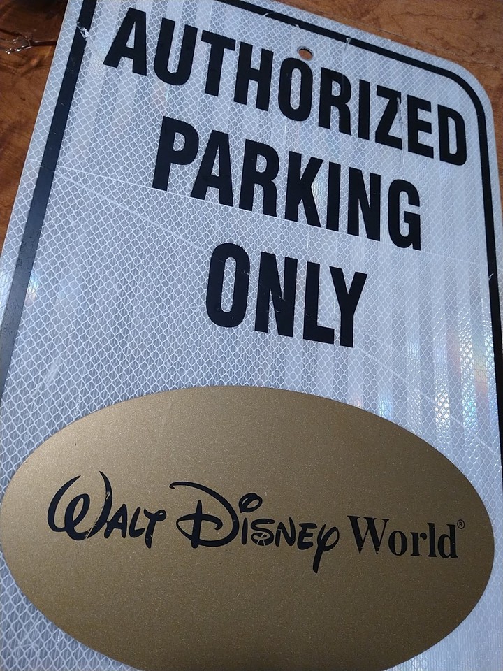 Executive Director Parking Walt Disney World Cast Member Magic Kingdom ...
