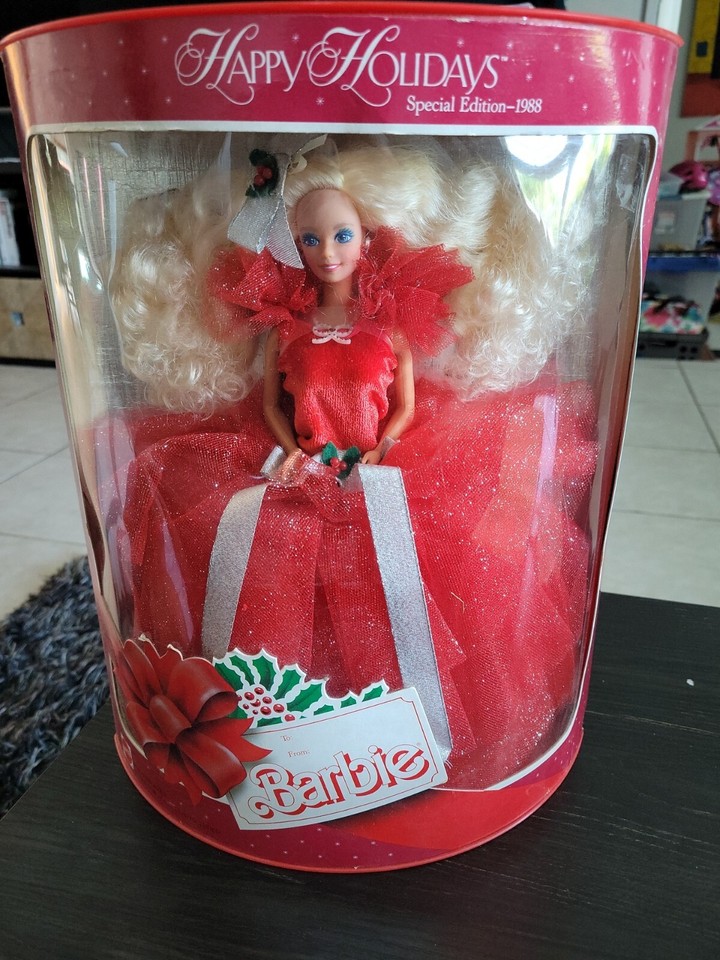 Happy Holidays Barbie Doll Special Edition 1988 NIB | eBay