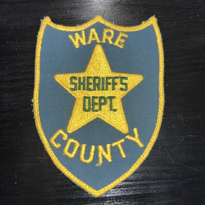 Ware County Sheriff Georgia GA Patch Police | eBay