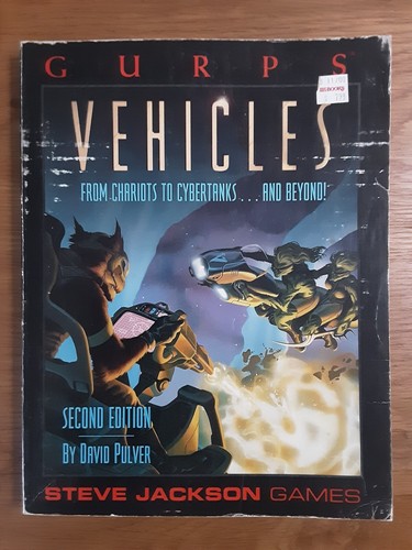 GURPS Vehicles, RPG Second Edition, Steve Jackson Games No 6505, 1996 | eBay Australia