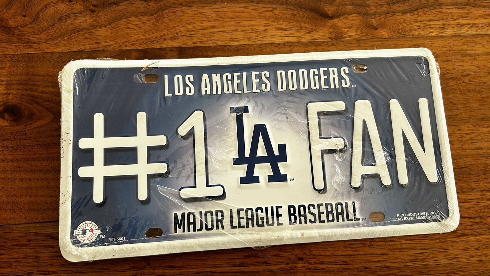 LA Los Angeles Dodgers MLB #1 Fan Vehicle License Plate Frame, Aluminum ...