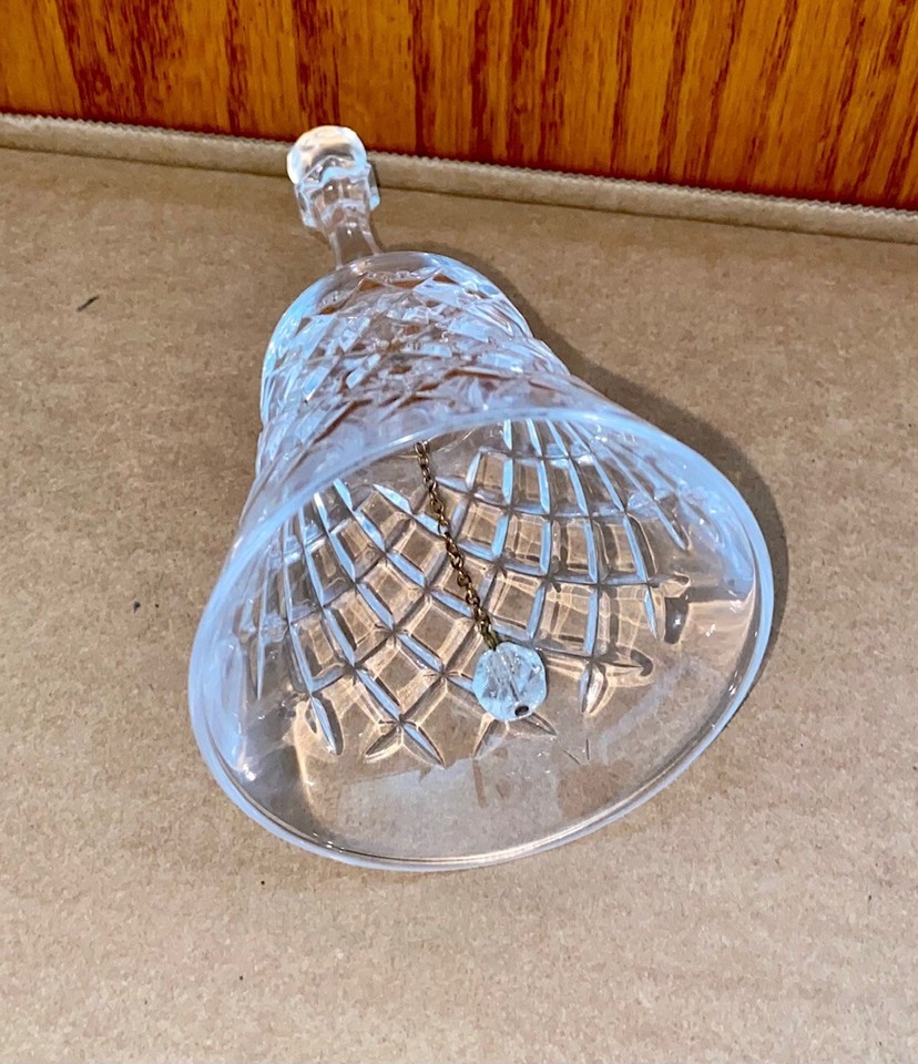 VINTAGE COLLECTIBLE LEAD CRYSTAL Glass Bell | eBay
