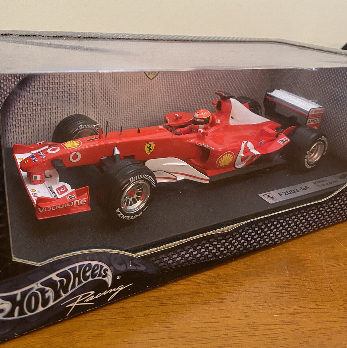 Vintage 2003 Hot Wheels Racing 1:18 Ferrari F2003-GA Michael Vintage 2003 Hot Wheels Racing 1:18 Ferrari F2003-GA Michael