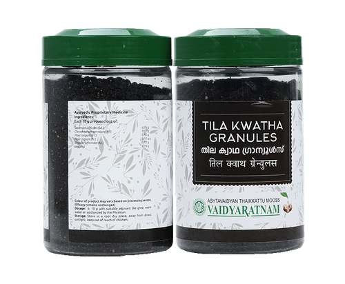 Vaidyaratnam Tila Kwatha Granules for PCOS Problems Ayurvedic 250g ...