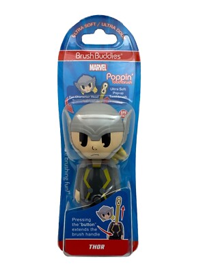 Brush Buddies Poppin’ Toothbrush Soft BPA Free MARVEL Thor **NEW** | eBay