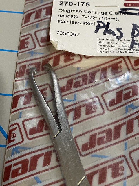 Jarit 270-175 Dingman Cartilage Clamp Delicate 7-1/2' for sale online ...
