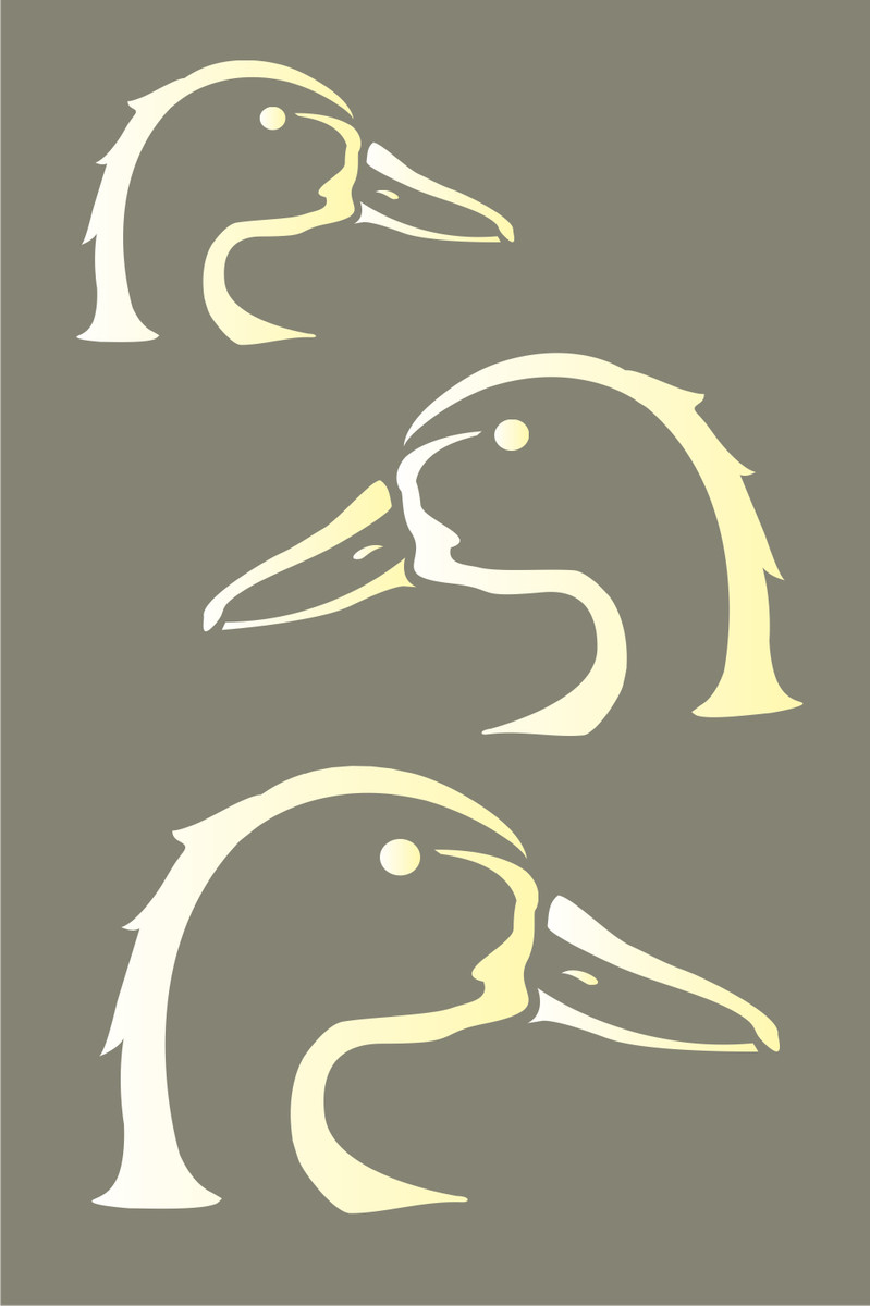 Ducks Unlimited Logo Stencil