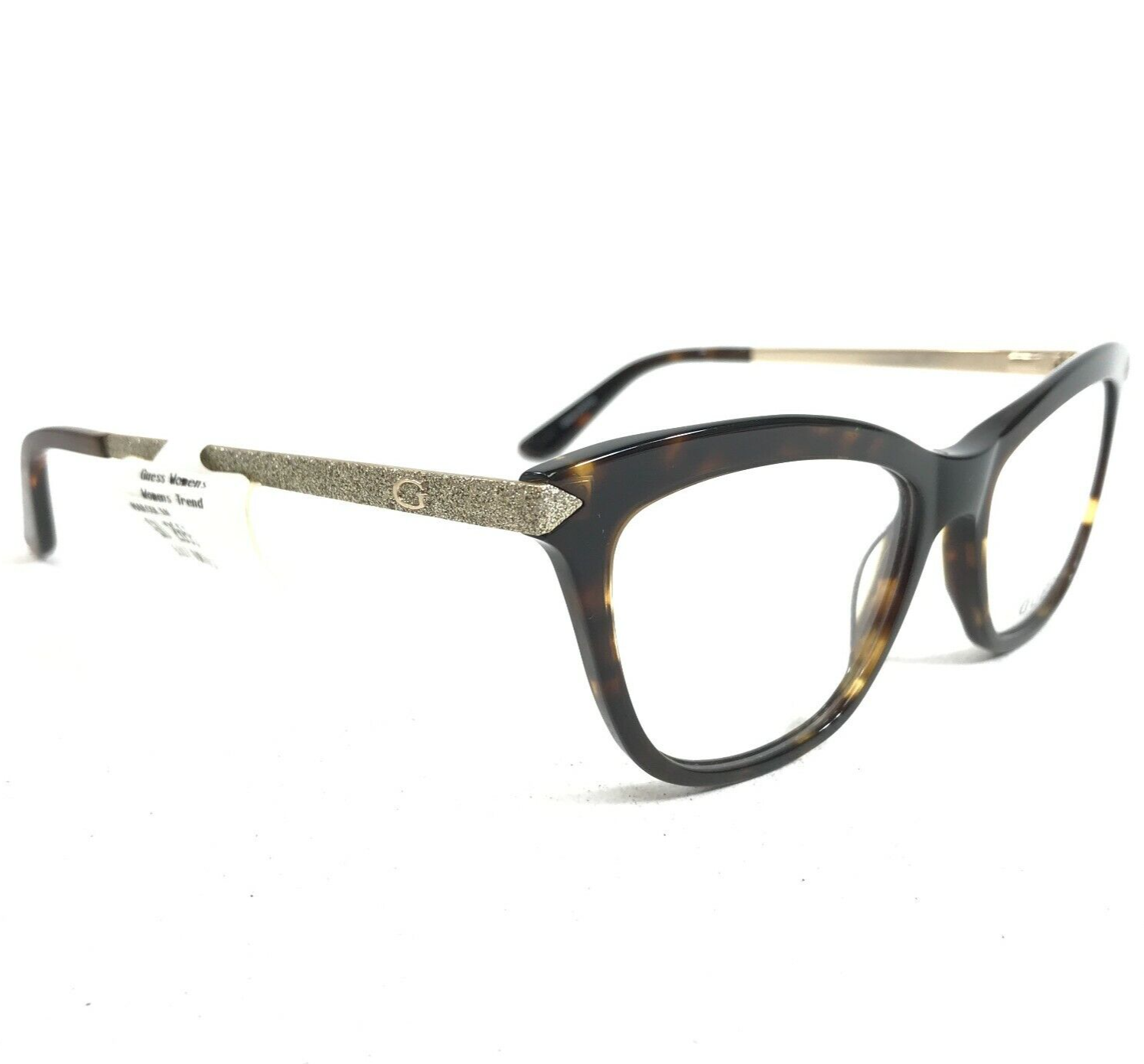 Guess Eyeglasses Frames GU 2655 052 Brown Tortoise Gold Glitter 53-17-135 | eBay