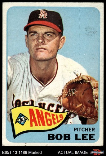 1965 Topps #46 Bob Lee Angels 1.5 - FAIR | eBay