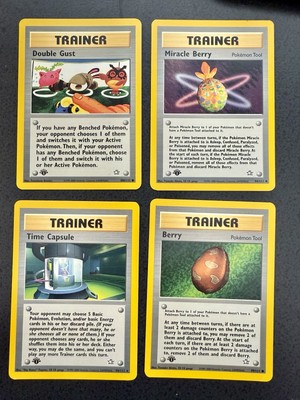 Four Pokémon Neo Genenis 1st Edition Trainers - Vintage WOTC - LP/NM | eBay