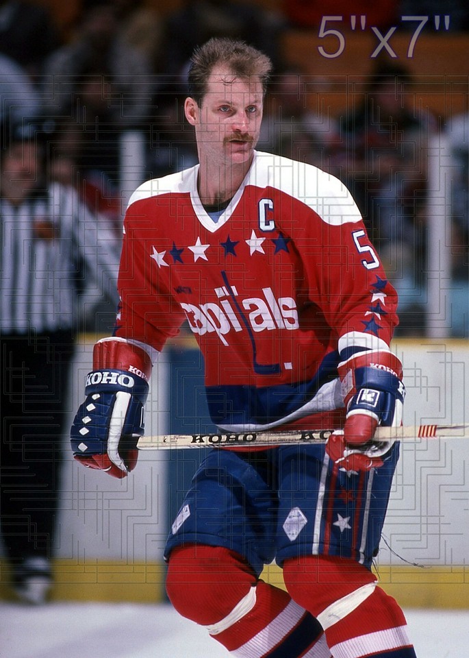 Rod Langway 1986 - Washington Capitals - choose a size - full color ...