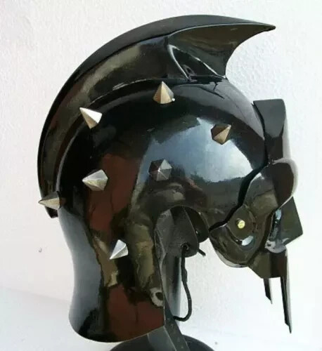Christmas Roman Medieval Gladiator Spike Armour Helmet Item Halloween ...