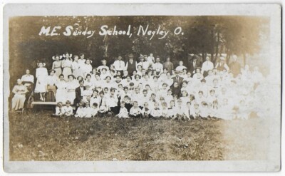 ( 8286 ) 1912 RPPC SUNDAY SCHOOL GROUP at Negley Ohio - Middleton ...