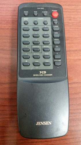 Jensen 259A REM 7 CD Seven Disc Changer Player Remote Control 259AREM ...
