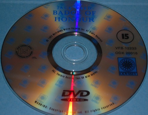 Jack Reed:Badge of Honour - Brian Dennehy DVD - DISK ONLY No Case or ...