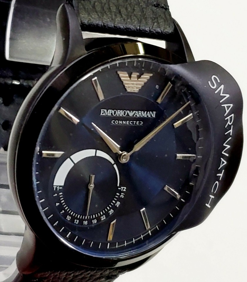RARE,UNIQUE Mens HYBRID Smartwatch EMPORIO ARMANI "Connected" NDW2H W ...