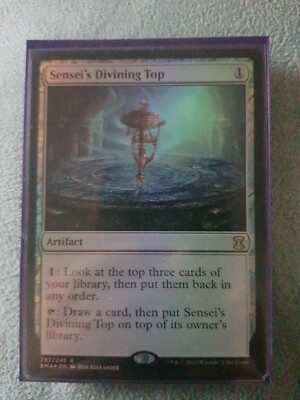 1x MTG Magic The Gathering TCG Sensei's Divining Top Eternal Masters ...