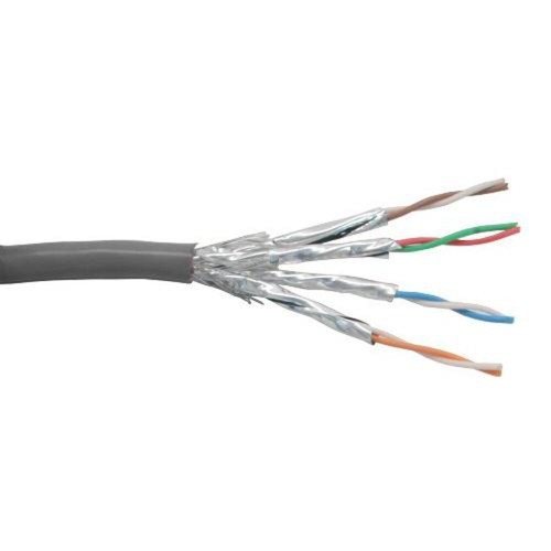 InLine Patchkabel Cat.6 S-STP/PIMF grau AWG27 PVC 100m # 76499 ...