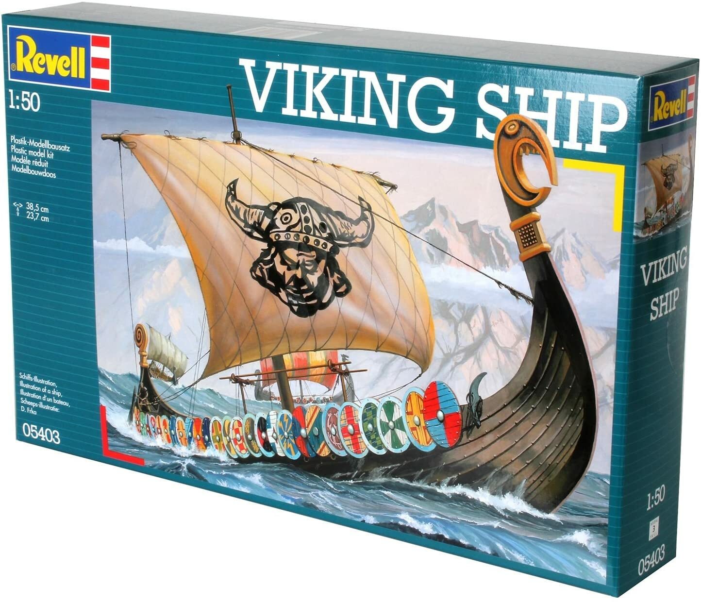 Revell model Viking longship Vikings boat Scandinavian vessel ...