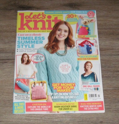 Let's Knit #172 magazine July 2021 knitting patterns SUMMER Sweaters ...