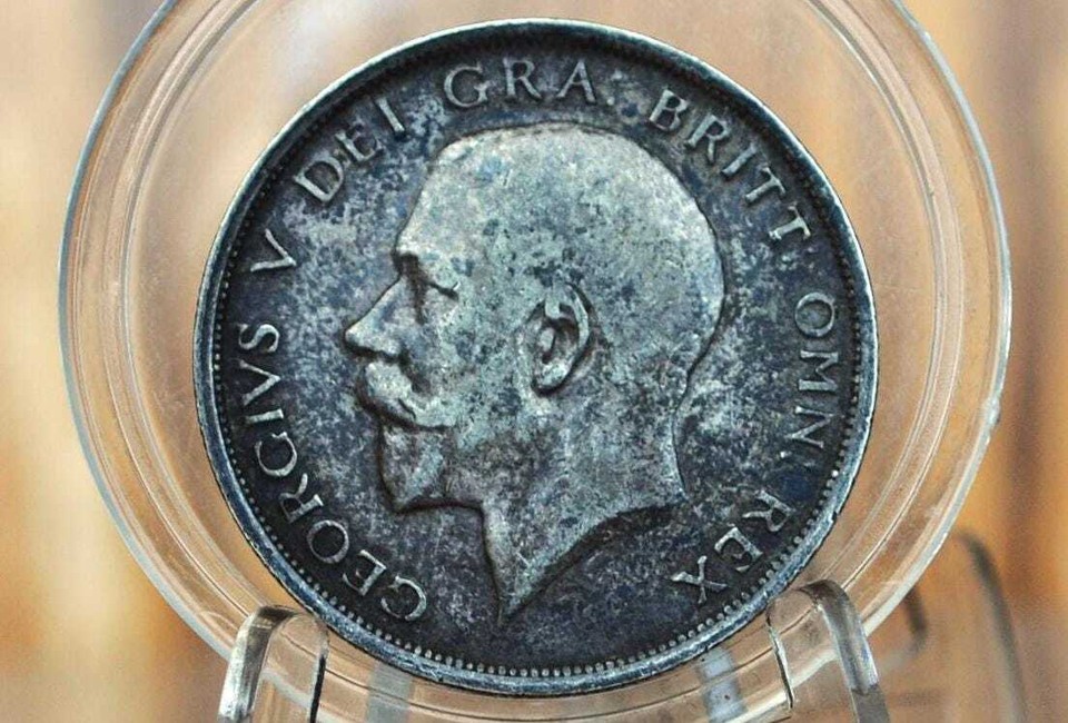 1919 Great Britain Half Crown - XF Grade / Condition, Toned - Great ...