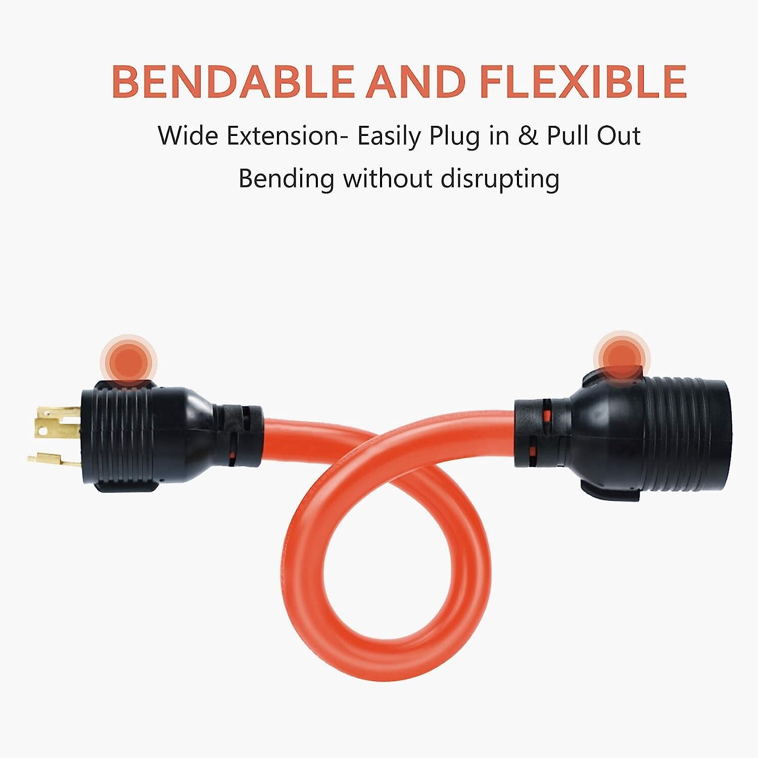 3 Prong to 4 Prong Generator Plug Adapter Generator Male Transfer ...