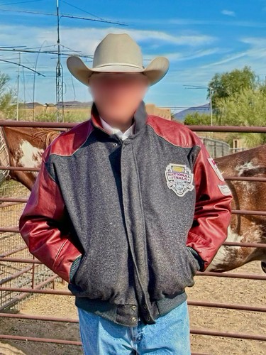 WNFR NFR PRCA Contestants Sponsors Rodeo Jacket Men's XL Excellent ...