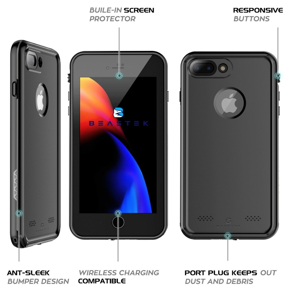 For Apple iPhone 7 / 8 Plus Case Waterproof Shockproof Dustproof Series ...