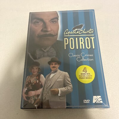 Agatha Christies Poirot Classic Crimes Collection DVD 4-Disc Set Free ...