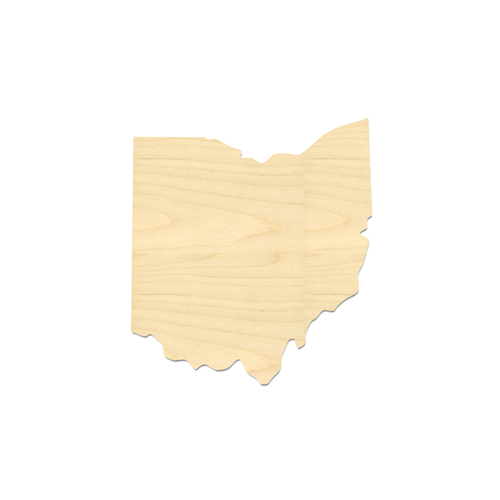 Ohio State Cutout-Wooden Ohio Shape-Laser Cut Ohio State Shape | eBay