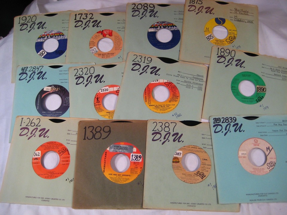vinyl record 45 Jukebox SALE VG+ Cleaned & Plays U Pick $1.25 each for ...
