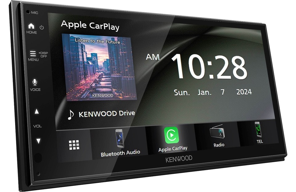 Kenwood DMX40S Digital Car Stereo CarPlay & Android Auto + SXV300V1 SXM ...