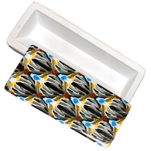 O.D.9.5"x 4 D.2.5 Hexagon Pattern Bar Dam Mold Glass Fusing | eBay