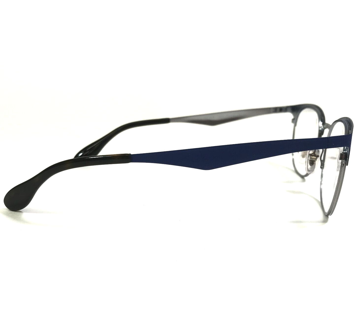 Ray-Ban Eyeglasses Frames RB6346 2911 Matte Blue Silver Round 50-19-140 ...