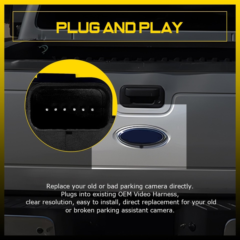 Rear View Backup Reverse Parking Camera For 13-14 Ford F-250 F-350 F ...