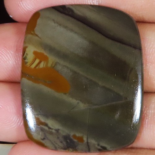 Natural Flint Stone Jasper Cushion Cabochon Gemstone 52.30 Cts 32x39x3 ...