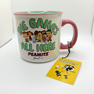 PEANUTS CHARLIE BROWN SNOOPY "GANG'S ALL HERE" COLLECTORS 75TH ...