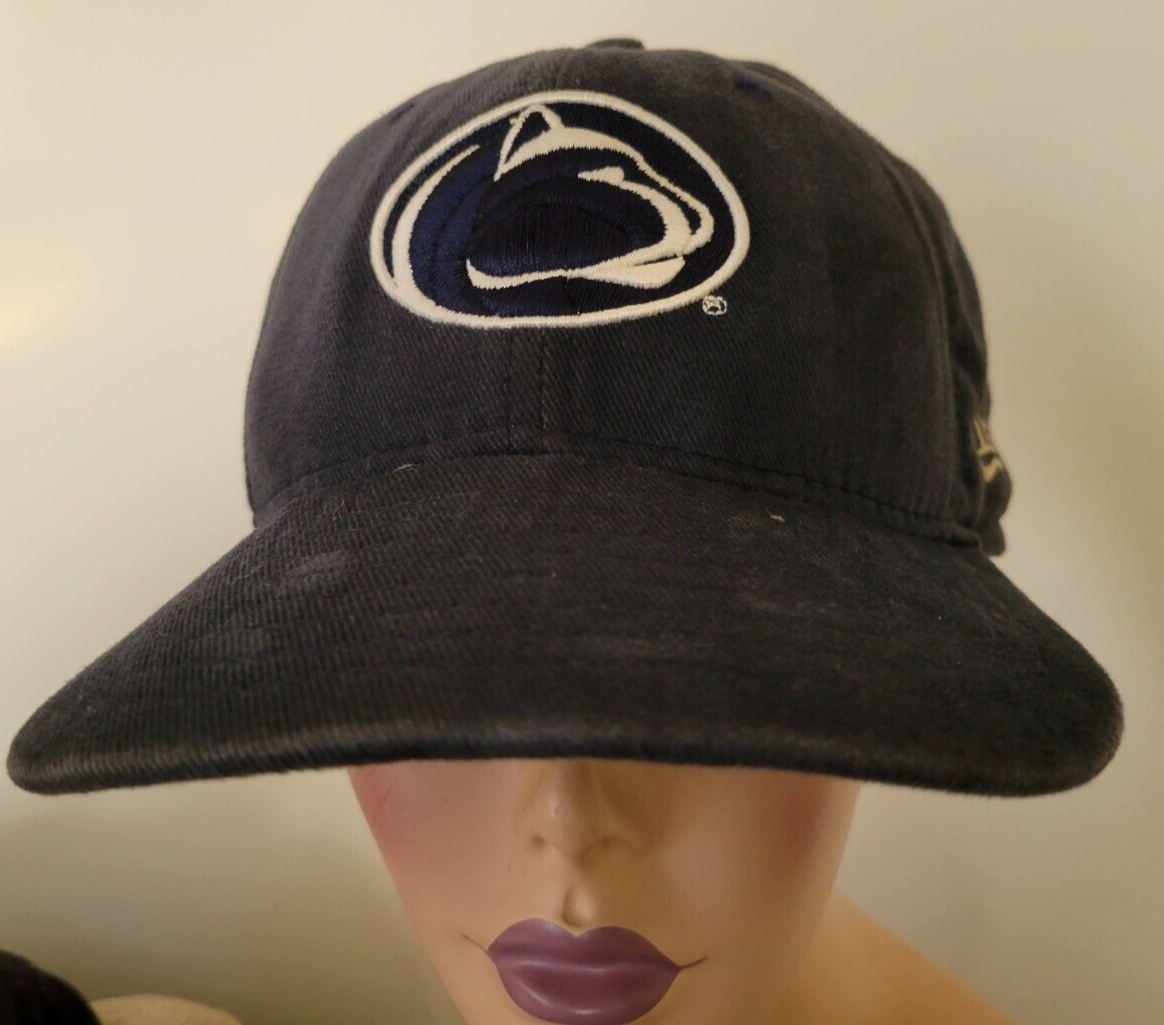 Vintage New Era Penn State Nittany Lions Navy PSU Fitted Baseball Hat 7 ...