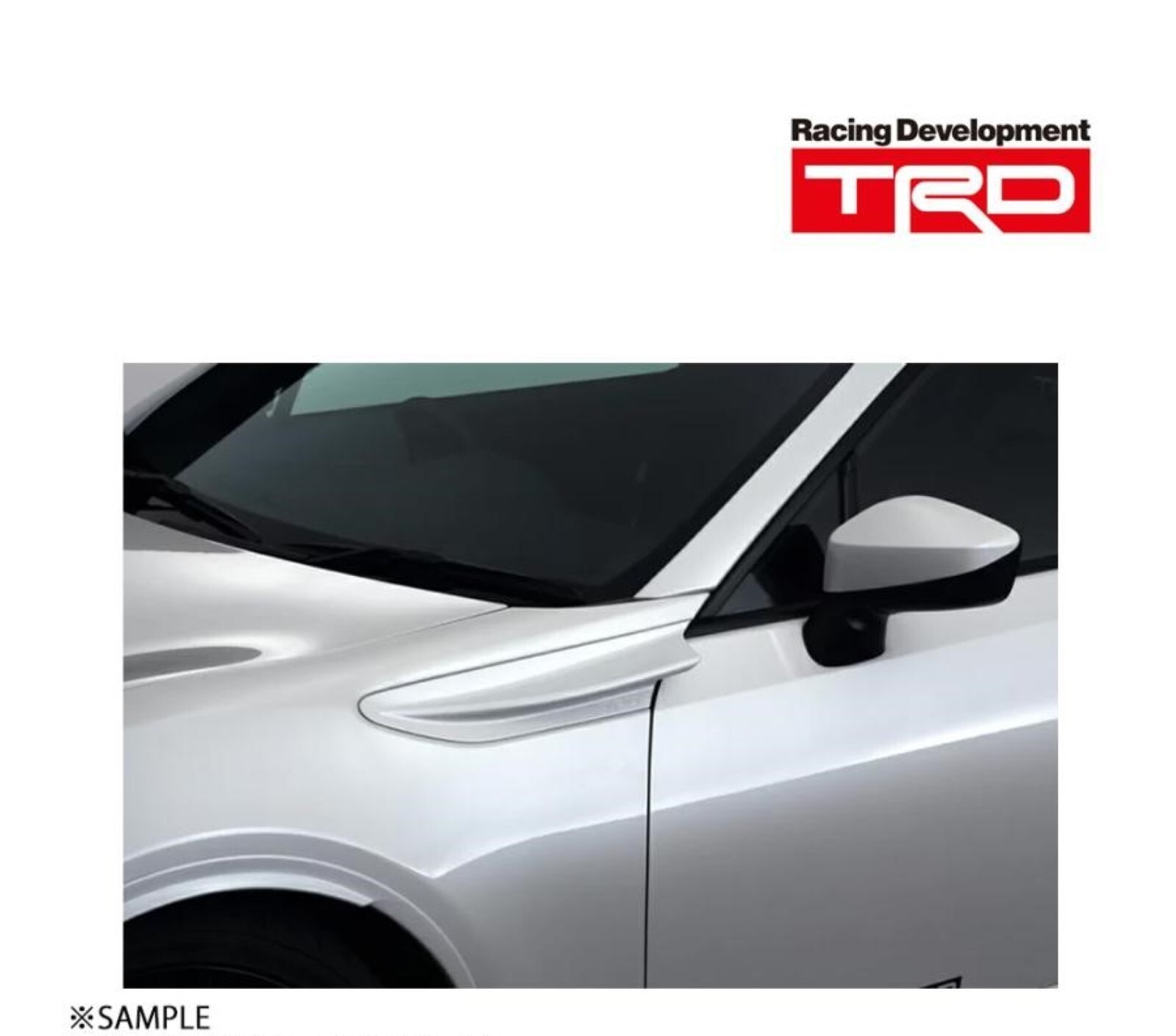 TRD MS345-18003-NP Colored Front Fender Aero Fin No Painted For 86 ZN6 ...