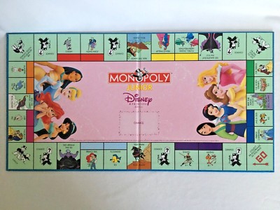Monopoly Junior Disney Princess Edition Replacement Pieces Board ...