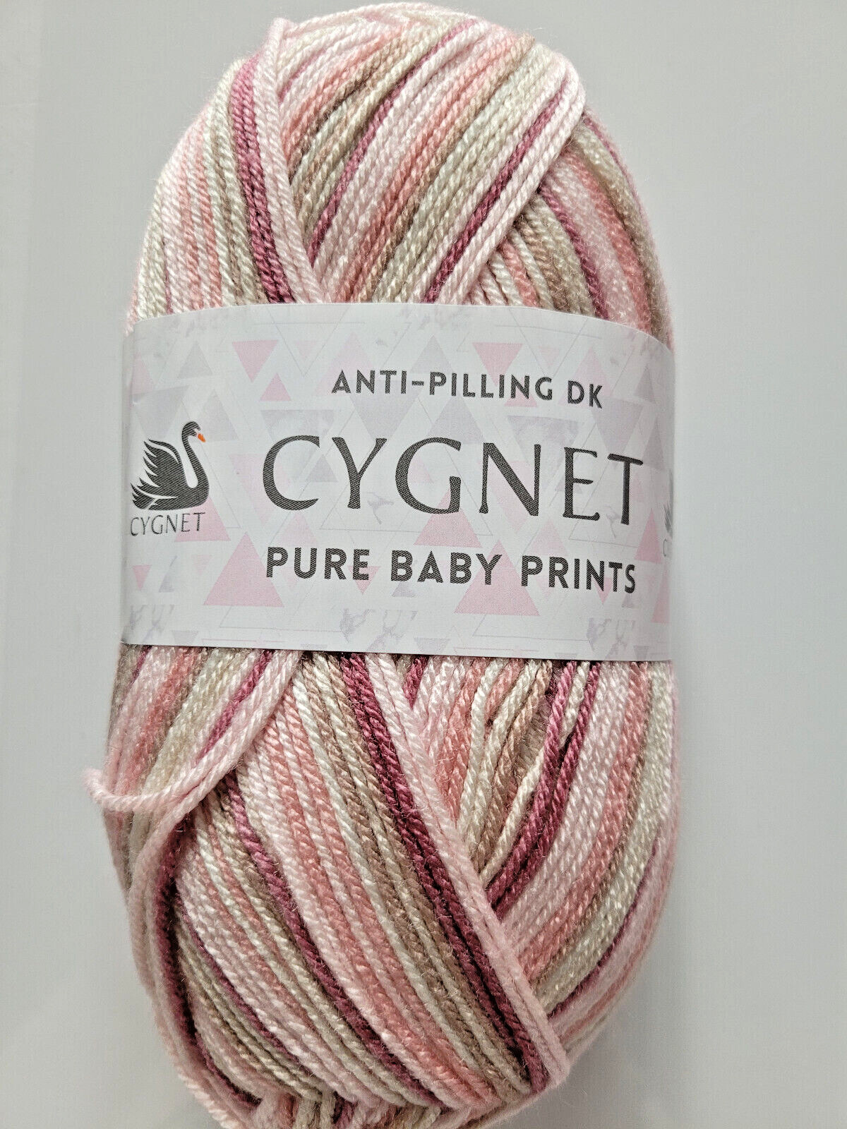 Cygnet Wool - Baby Prints Pure DK Yarn - Acrylic Anti-Pilling 100g ball ...