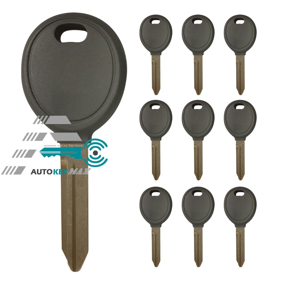 New Lot Set of 10 Transponder Chip Key Blanks Y160-PT 692325 Y160 US ...