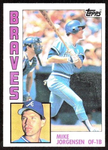 1984 8733A Topps Mike Jorgensen Atlanta Braves #313 | eBay